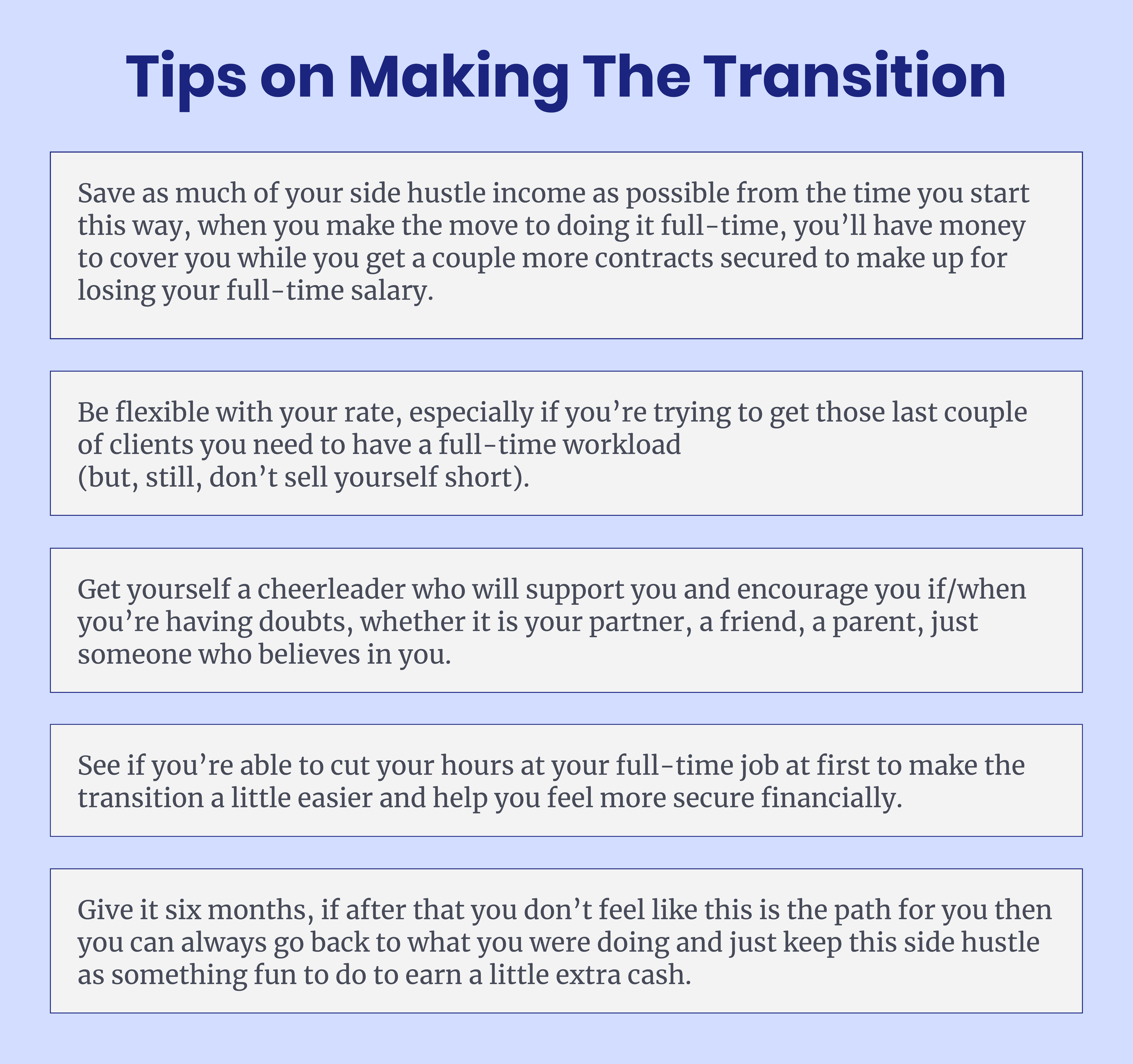 When And How To Turn Your Side Hustle Into Your Main Gig